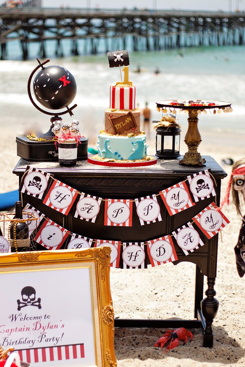Spectacular Pirate Party On The Beach Hostess With The Mostess 