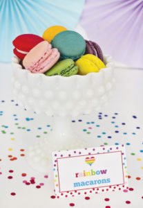 Ruffled Rainbow Dessert Table // Hostess with the Mostess®