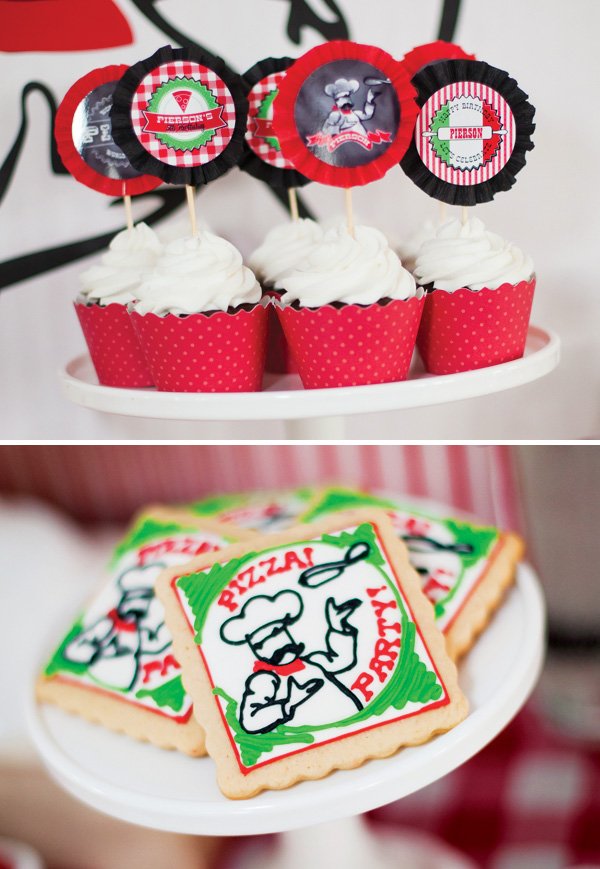 A Modern Italian Little Chef Pizza Party // Hostess with the Mostess®