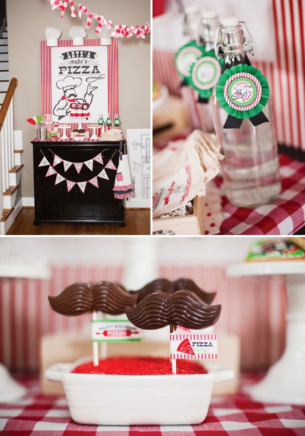 A Modern Italian Little Chef Pizza Party // Hostess with the Mostess®