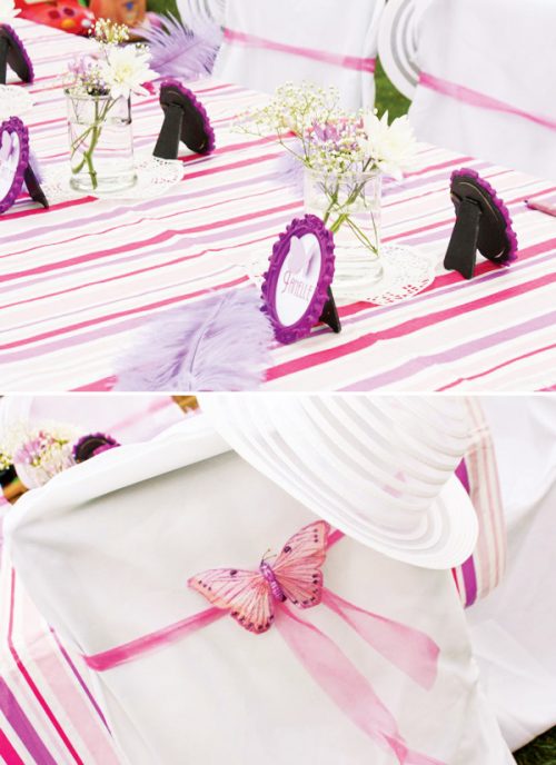 {Fancy Nancy} Pink & Purple Dress Up Party // Hostess with the Mostess®
