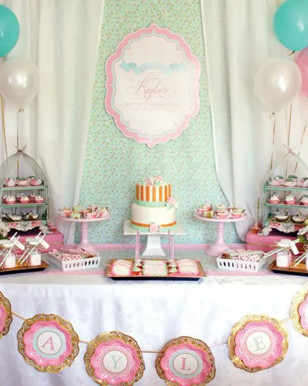 Baptism Cake Table Baptism Cake Table Simple Ideas | TikTok