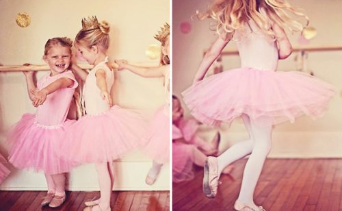 {Gorgeous!} Sparkly Pink & Gold Ballerina Party // Hostess with the ...