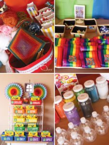 {Rainbow Camp} Arts and Crafts Birthday Party // Hostess with the Mostess®