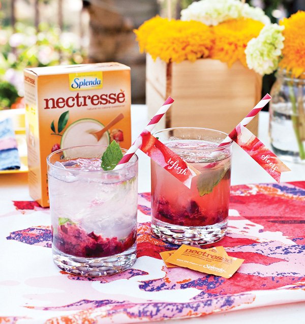 Mint Infused Cherry Spritzer Recipe + Free Printables! // Hostess with ...