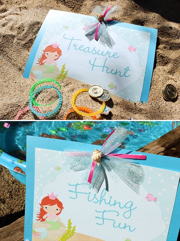 Pink & Blue Mermaid Inspired Birthday Party // Hostess with the Mostess®