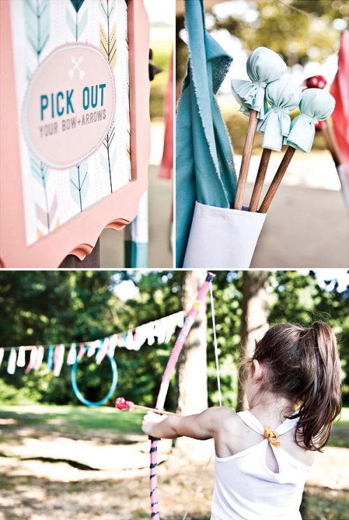 Girly & Stylish Bow and Arrow Party // Hostess with the Mostess®