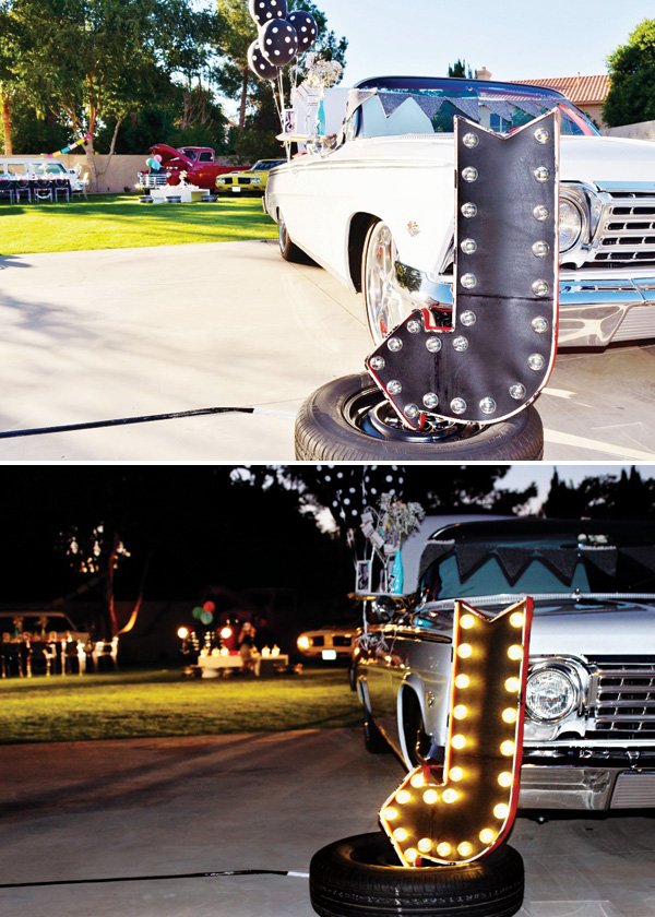 {Baby, Let’s Cruise} Funky & Feminine Classic Car Party // Hostess with ...