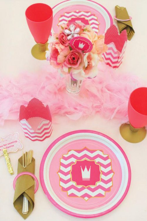 Love Themed Pink Princess Birthday Party // Hostess with the Mostess®