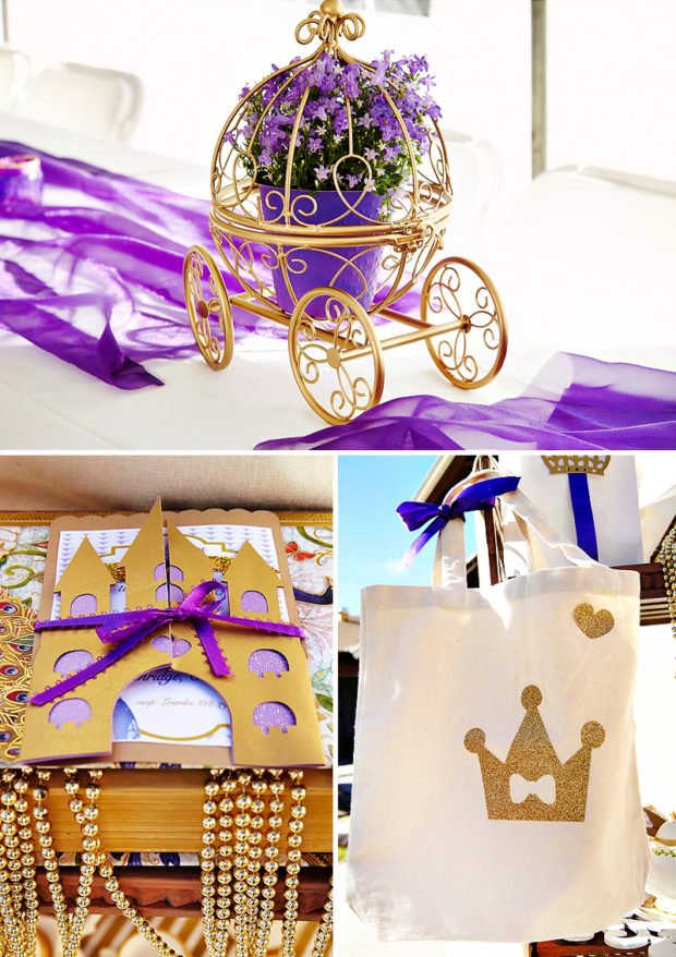 Purple, Gold & Magical Sofia the First Birthday Party // Hostess with ...