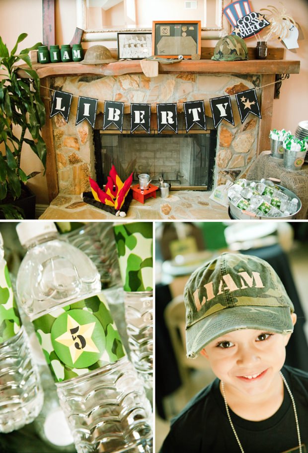 Amazing Patriotic Army Party (Liam's Boot Camp) // Hostess with the ...