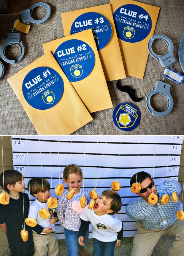 Blue & Yellow Policeman Birthday Party {Crime Fighters!} // Hostess ...