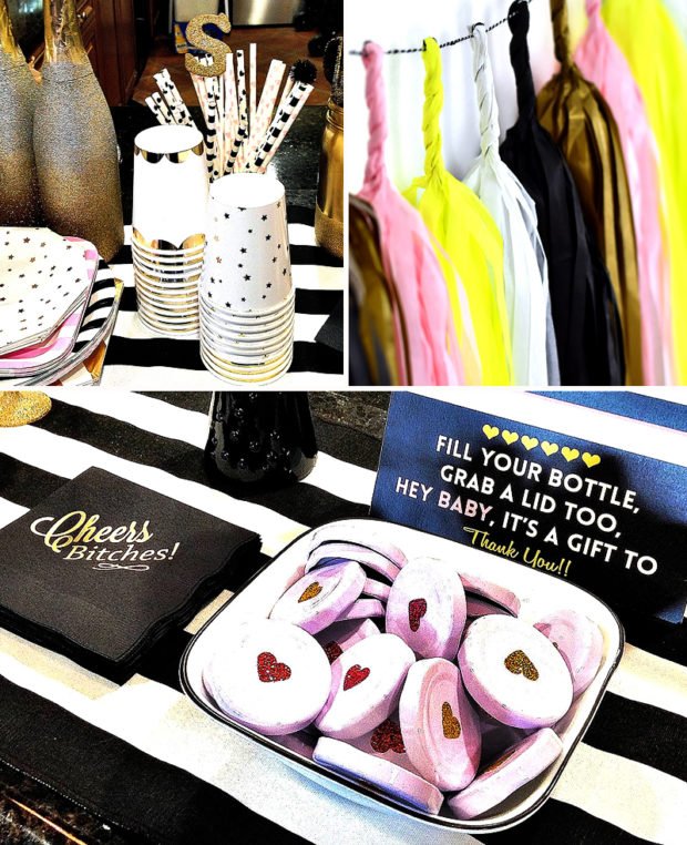 "Hey Baby!" Modern Girls' Night Baby Shower // Hostess with the Mostess®