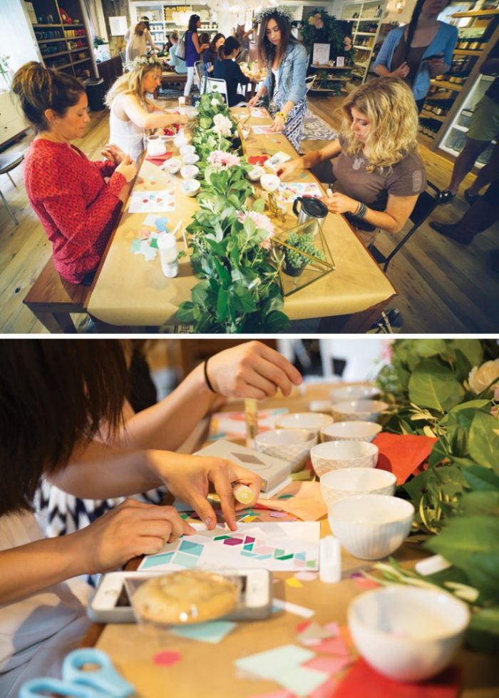 A Chic & Pretty Crafting Party {West Elm + Etsy} // Hostess with the ...