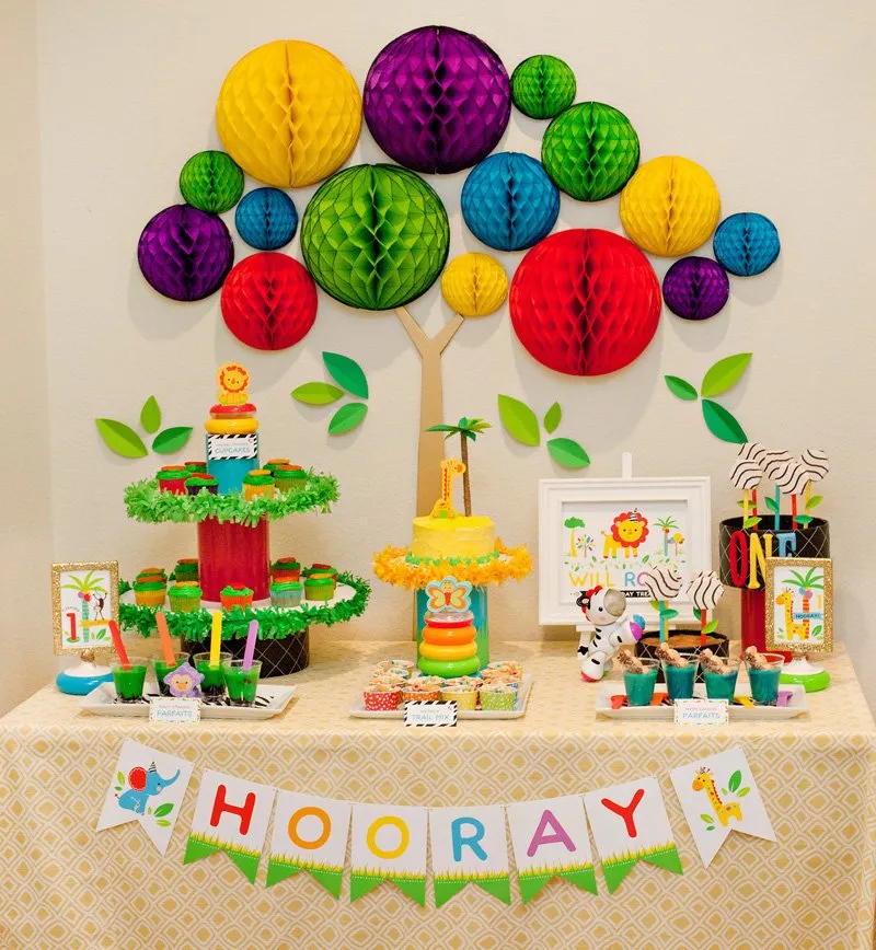 Rainbow Dessert Table Ideas