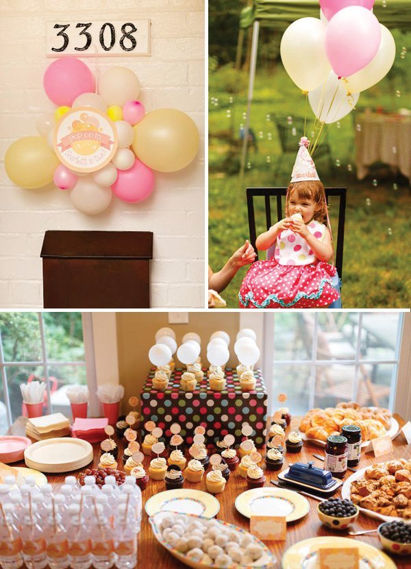 Joyful Brunch & Bubbles Birthday Party // Hostess with the Mostess®