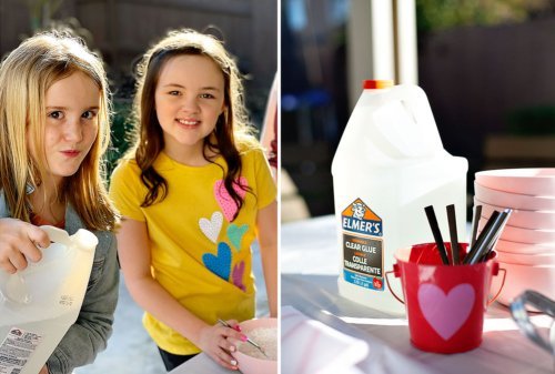A Valentine’s Day Party Slime Station // Hostess with the Mostess®