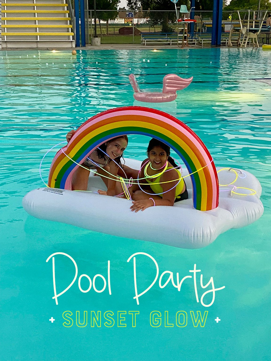 Summer Vibes Pool Party + Colored Sunscreen Station // Hostess with the ...