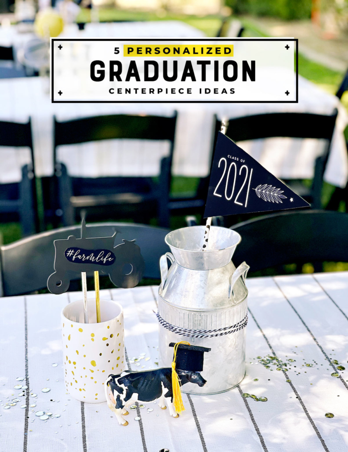 5 Personalized Graduation Centerpiece Ideas // Hostess with the Mostess®