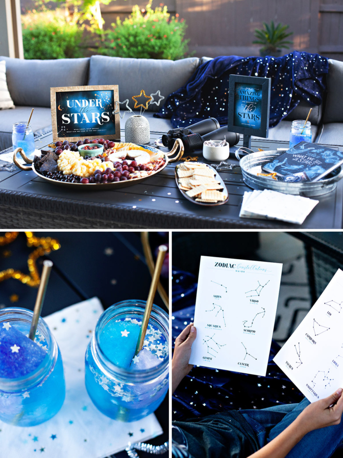 Creative Ideas for a Backyard Stargazing Party // Hostess with the Mostess®